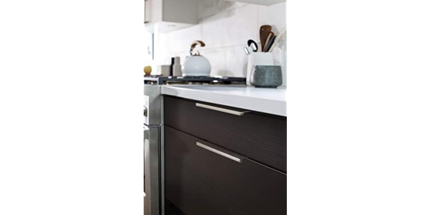 Emtek 6 Inch Center Finger Cabinet Pull