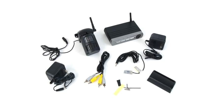 2.4 Ghz Wireless Motion Activated Security Camera and Receiver