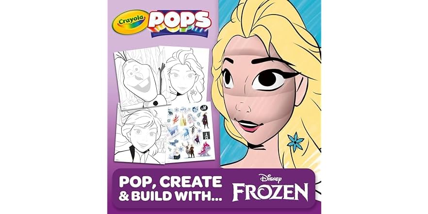 Crayola POPS 3D Frozen Activity Set