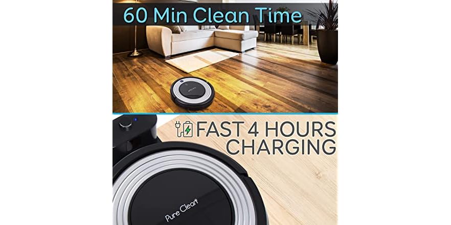 PURE CLEAN Wi-Fi Robot Vacuum Cleaner
