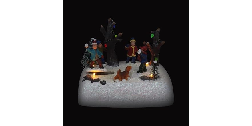Christmas Village Snowball Fight