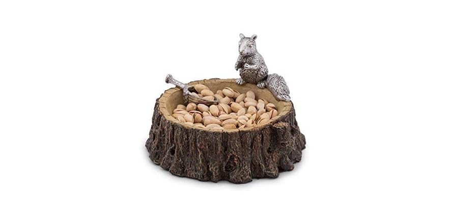 Arthur Court Standing Squirrel Nut Bowl
