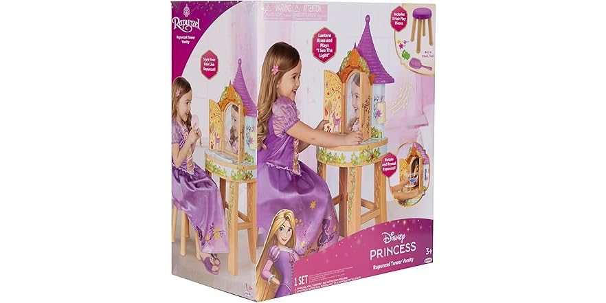 Disney's Rapunzel's Tower Vanity Playset