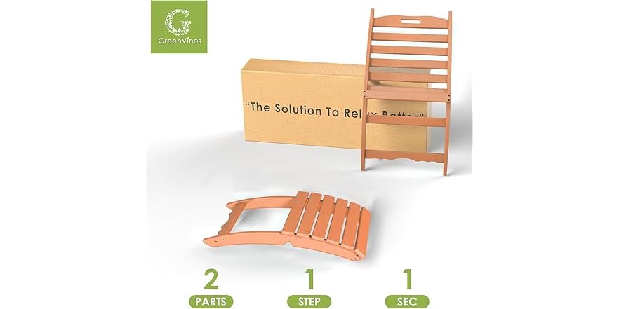 GREENVINES GV-11 Folding Xavier Chair Set Apricot