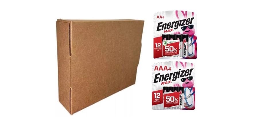 Energizer Max AA & AAA Alkaline Combo Packs