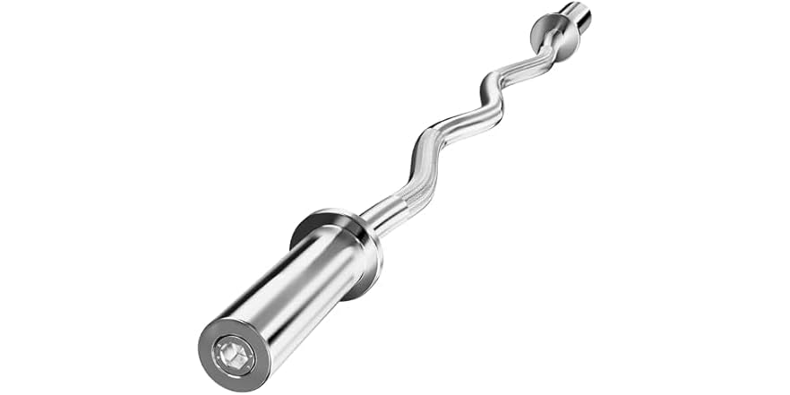 47-Inch EZ Curl Bar 400lb Weight Capacity