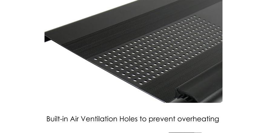 Adj Laptop Desk/Portable Bed Tray - Black