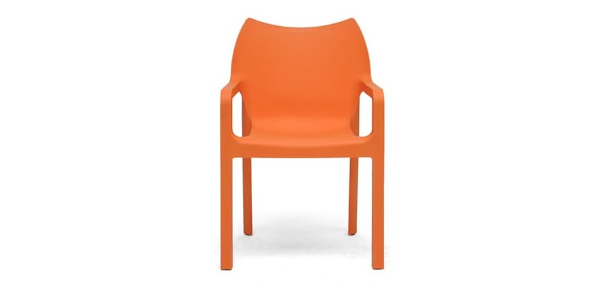 Limerick Orange Stackable Chair Set of 2