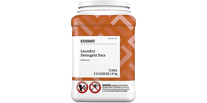 Amazon Brand - Solimo Laundry Detergent Pacs
