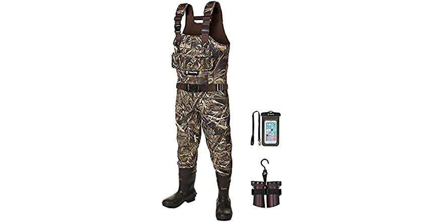 TIDEWE Men's Hunting Waders 1400G Insualtion