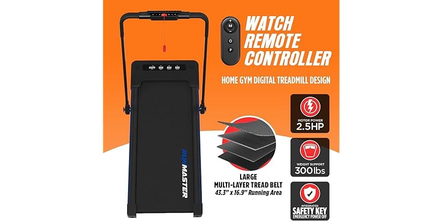 runmaster 2 in 1 Portable Walking Pad Treadmill