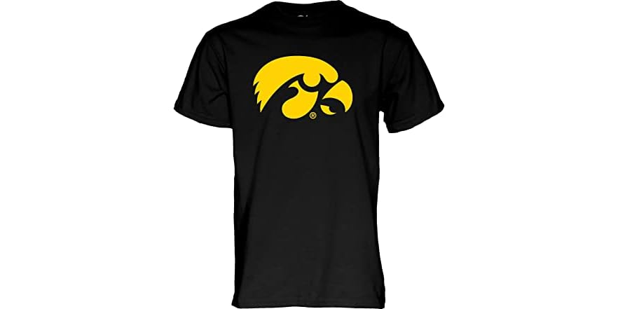 Blue 84 Men's Iowa Hawkeyes Black TShirt