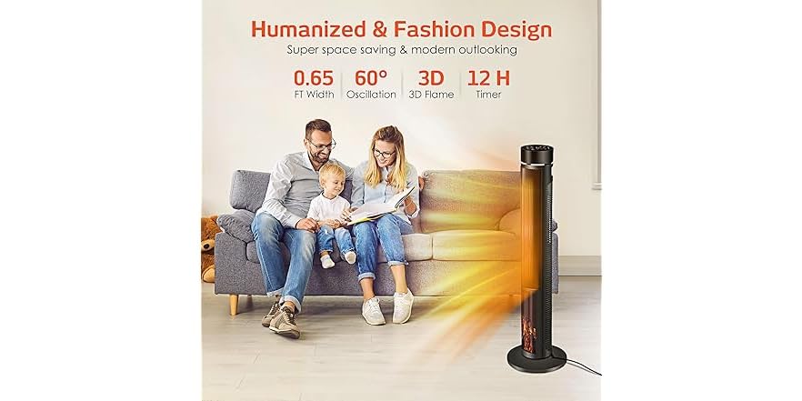 TRUSTECH Electric Space Heater for Large Room