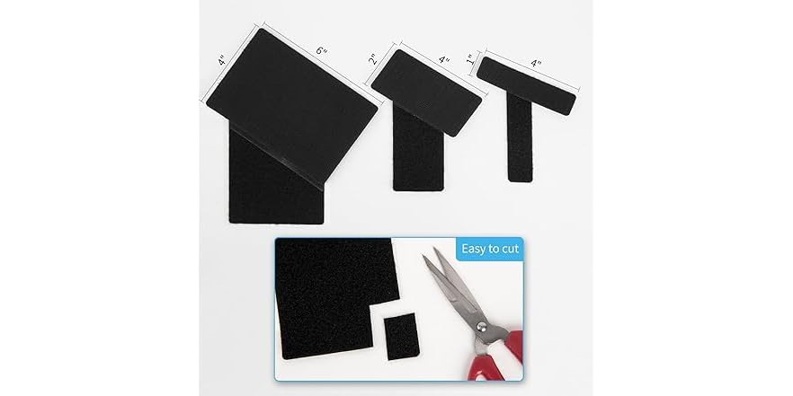 Art3d 16 Sets Hook and Loop Tape Sticky