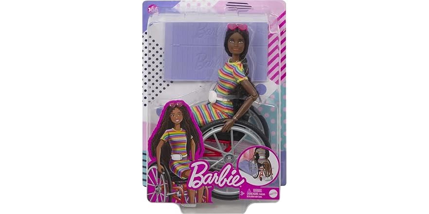 Barbie Fashionistas Doll w Wheelchair & Ramp