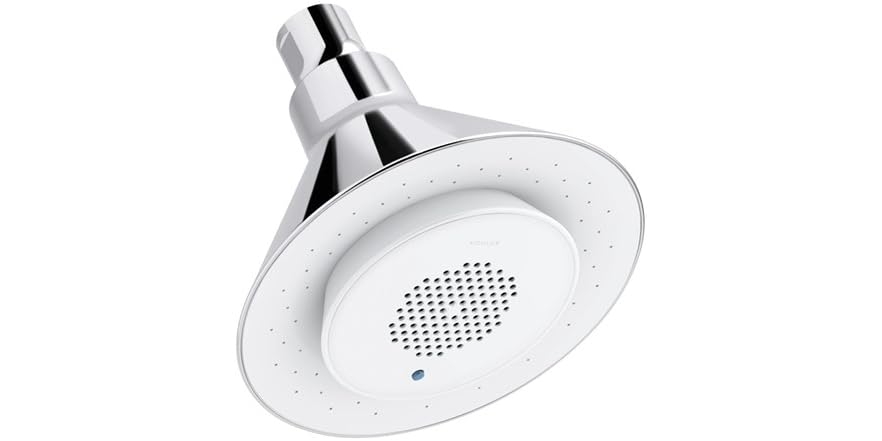 Kohler K-9245-CP 2.5 GPM Moxie Showerhead and Wireless Speaker, Polished Chrome
