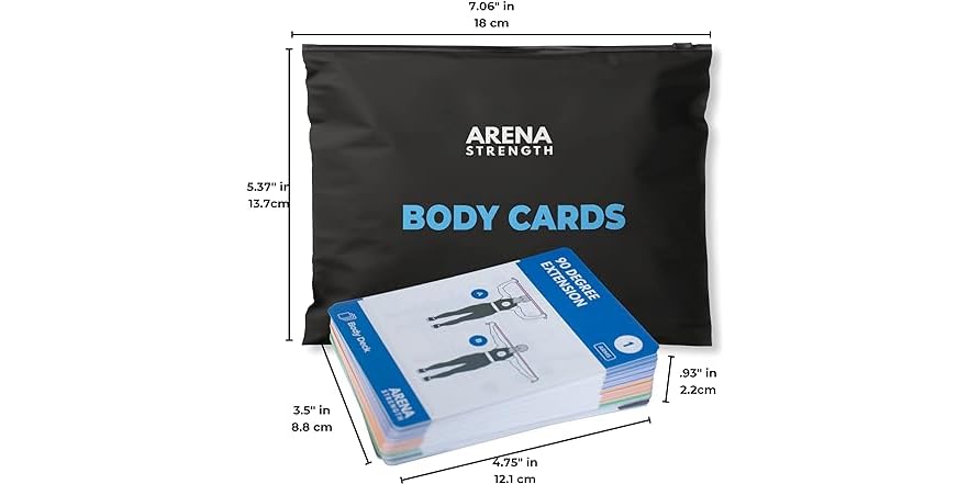 Arena Strength Band Fitness Workout Card