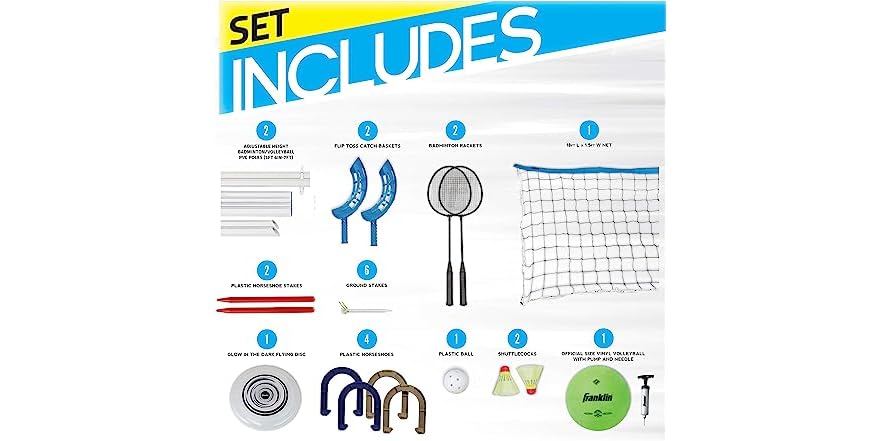 Franklin Fun Combo Game Set
