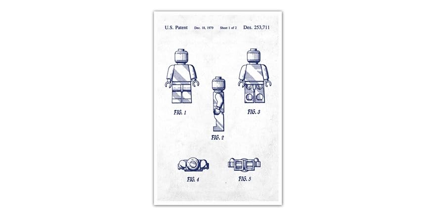 Lego Man Poster (Your Choice)