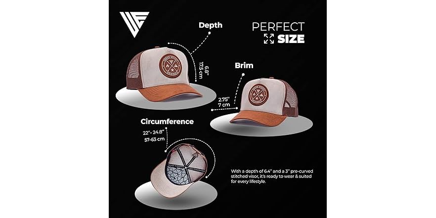 Urban Effort ORIG-BROWN/GRAY Urban Effort Mesh Back Cap - F