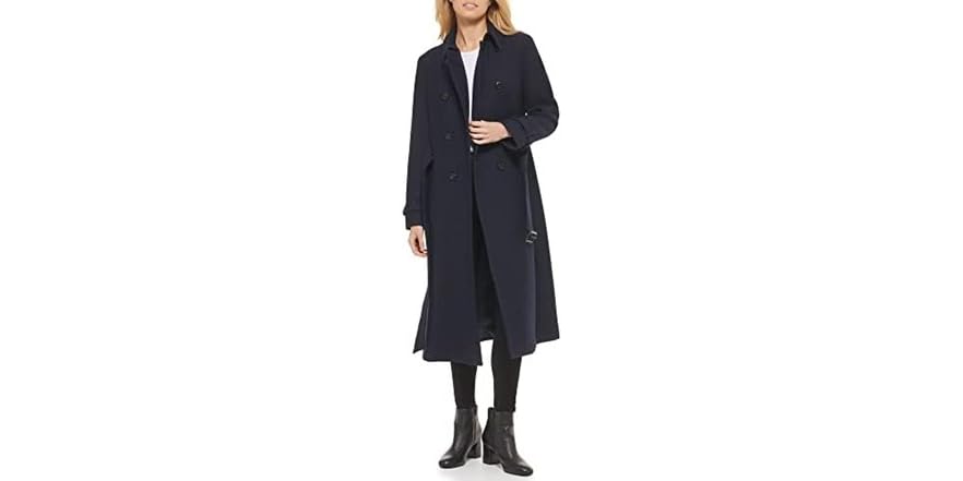 Cole Haan Women's Flared Slick Wool Coat