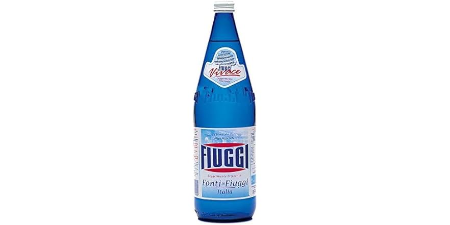 Fiuggi Natural Mineral Sparkling Water 1L 6ct