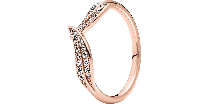 Pandora Sparkling Leaves Ring
