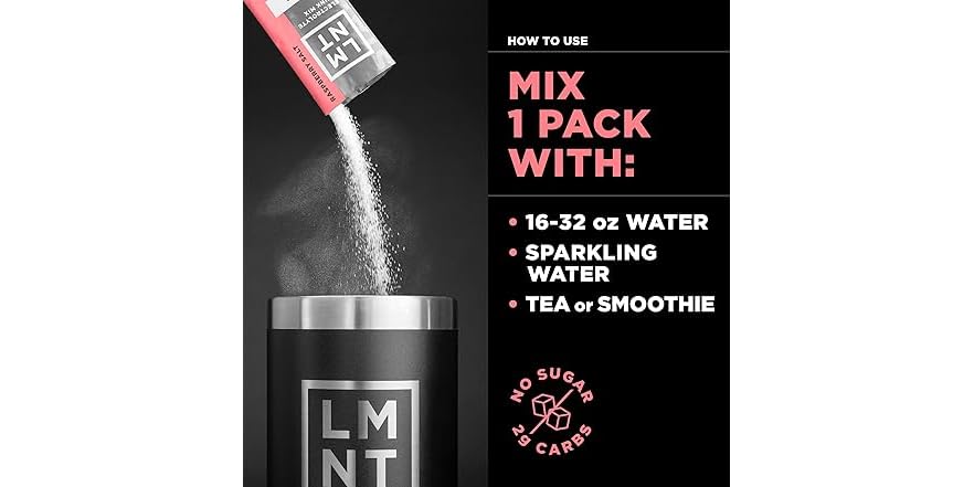 LMNT Zero Sugar Electrolytes, Variety Pack