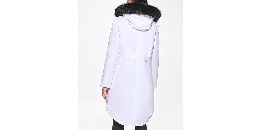 GUESS Women's Long Anorak Coat