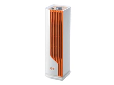 Mini Tower Ceramic Heater Orange/white