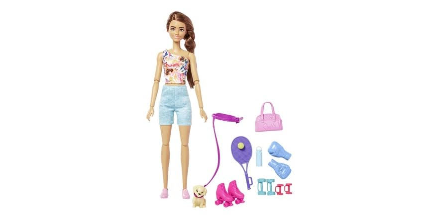 Barbie Self-Care Workout Doll