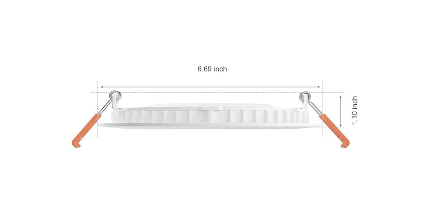 Philips Hue Smart Slim 6" LED Downlight, 6 Pk