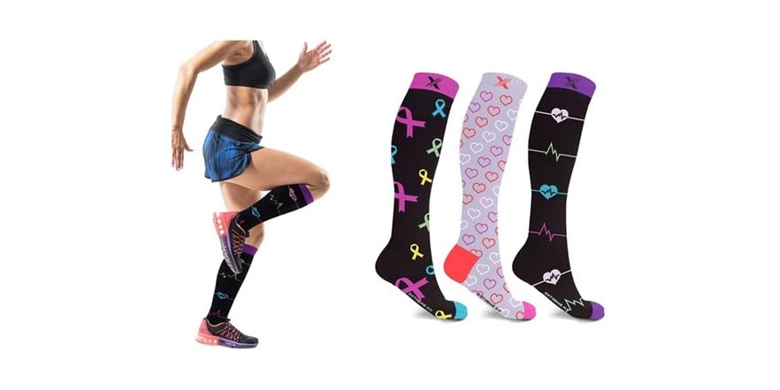 {3 Pairs} Extreme Fit Compression Socks