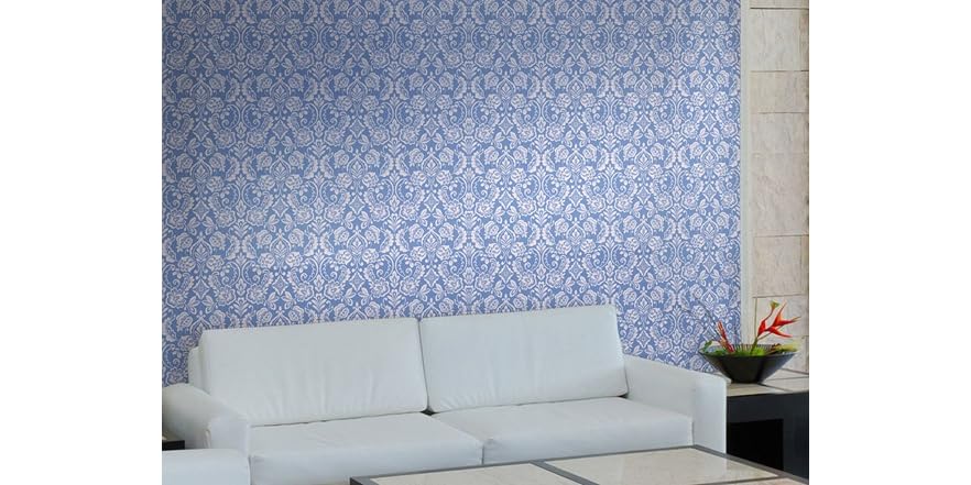 Floral Diamond Damask Tiles