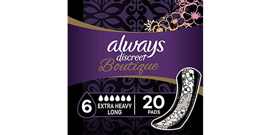 Always Discreet Boutique Pads
