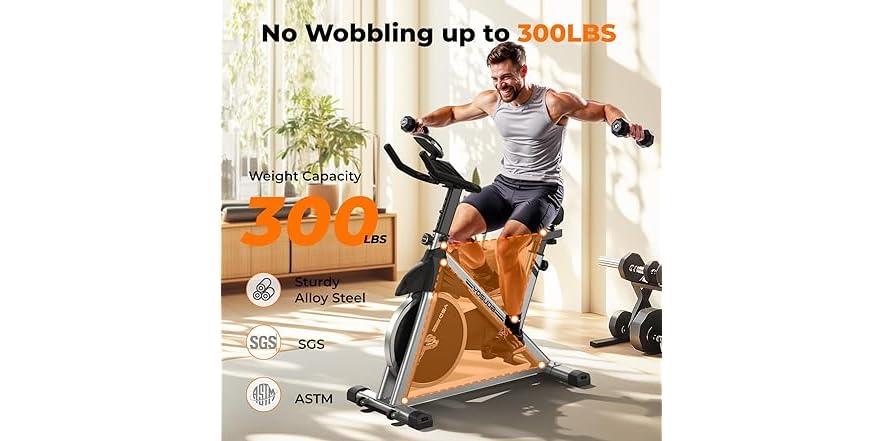 YOSUDA Indoor Stationary Bike - Plus Model