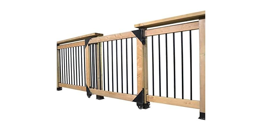 Pylex 11052 Sliding gate kit, Black