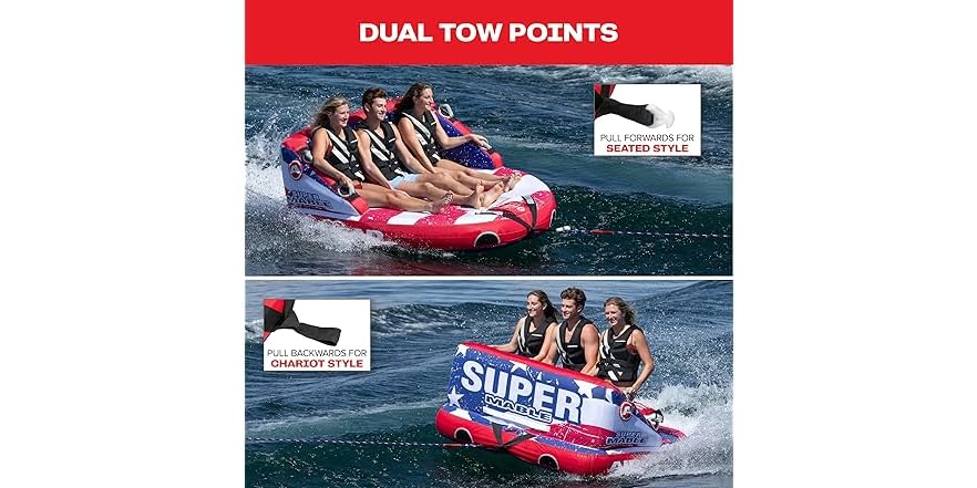 Airhead Super Mable 3-Person Towable Tube