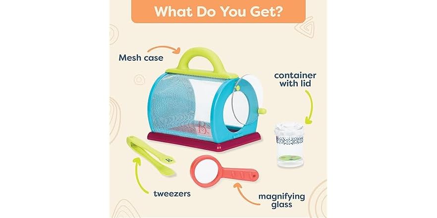 B. toys Bug Bungalow Insect Catching Kit