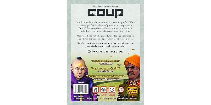 Coup Card Game