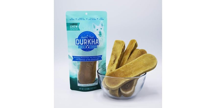 3-Pack Durkha All-Natural Himalayan Yak Cheese Chews