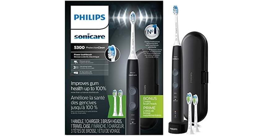 Philips Sonicare ProtectiveClean 5300 Rechargeable Electric Toothbrush