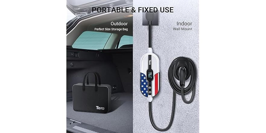 Tera Electric Vehicle Charger for Tesla (Open Box)