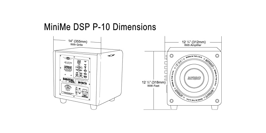 Earthquake Sound 10-inch Powered Subwoofer