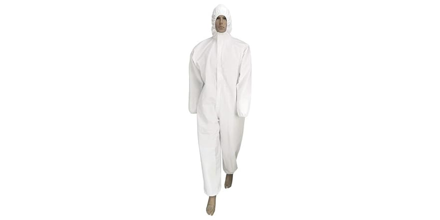 Disposable Isolation Coveralls - Large