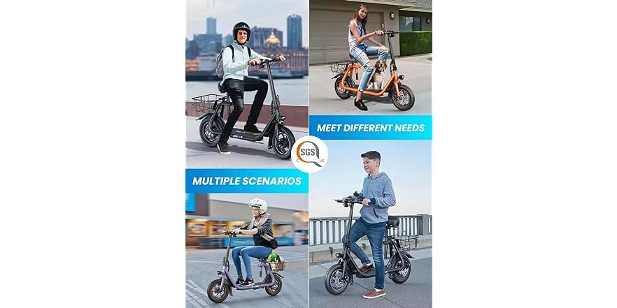 URBANMAX C1 Electric Scooter with Seat