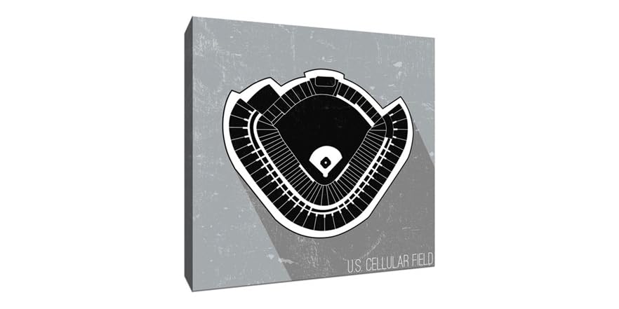 MLB Stadium Seating Map Canvas, 2 Sizes