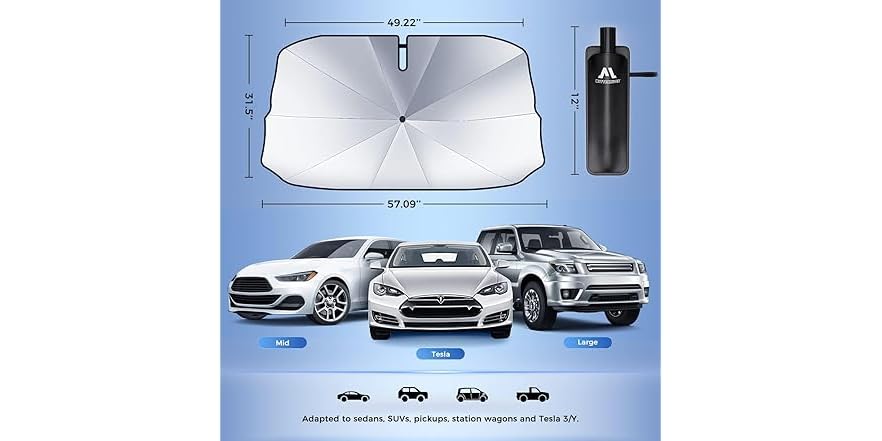 Mittenhugs Windshield Car Sun Shade
