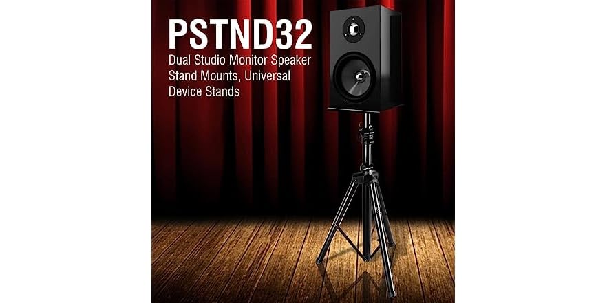 (Pair) Pyle Studio Monitor/Speaker Stand Kit