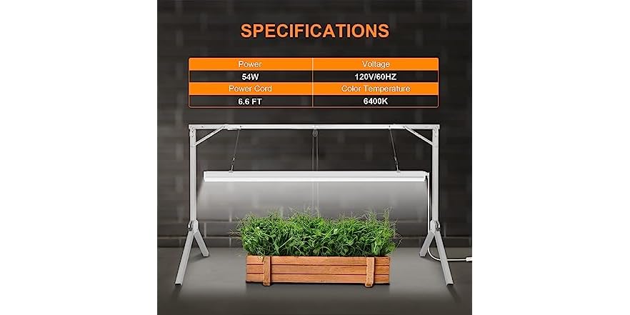 iPower Fluorescent Grow Light System